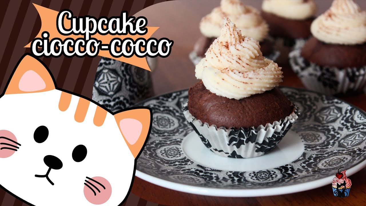 Cupcake CIOCCO-COCCO 🥥 - #BohemyCake - YouTube