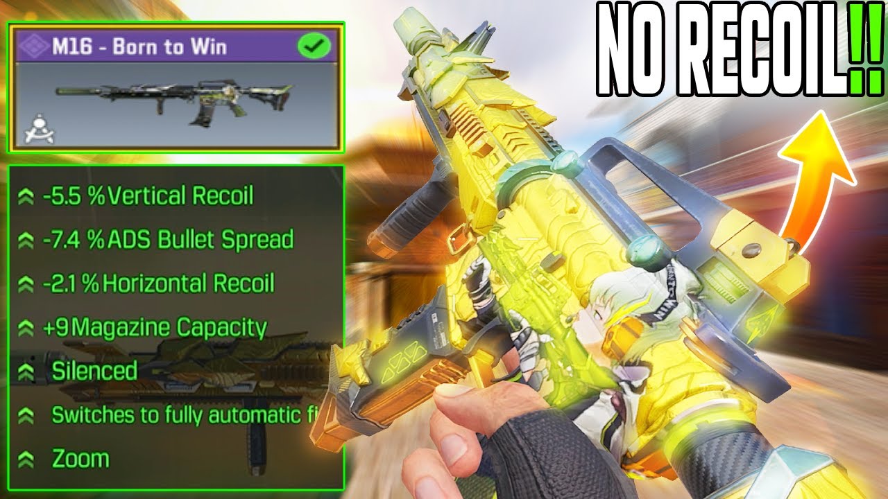 *NEW* M16 is Amazing!! Buff M16 Gunsmith Attachments Are Meta in COD ...