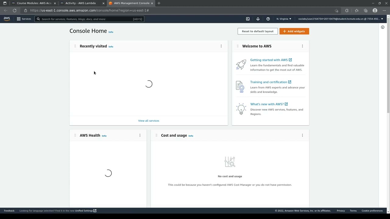 Bài Lab về Compute Engine - Activity 1: AWS Lambda - YouTube