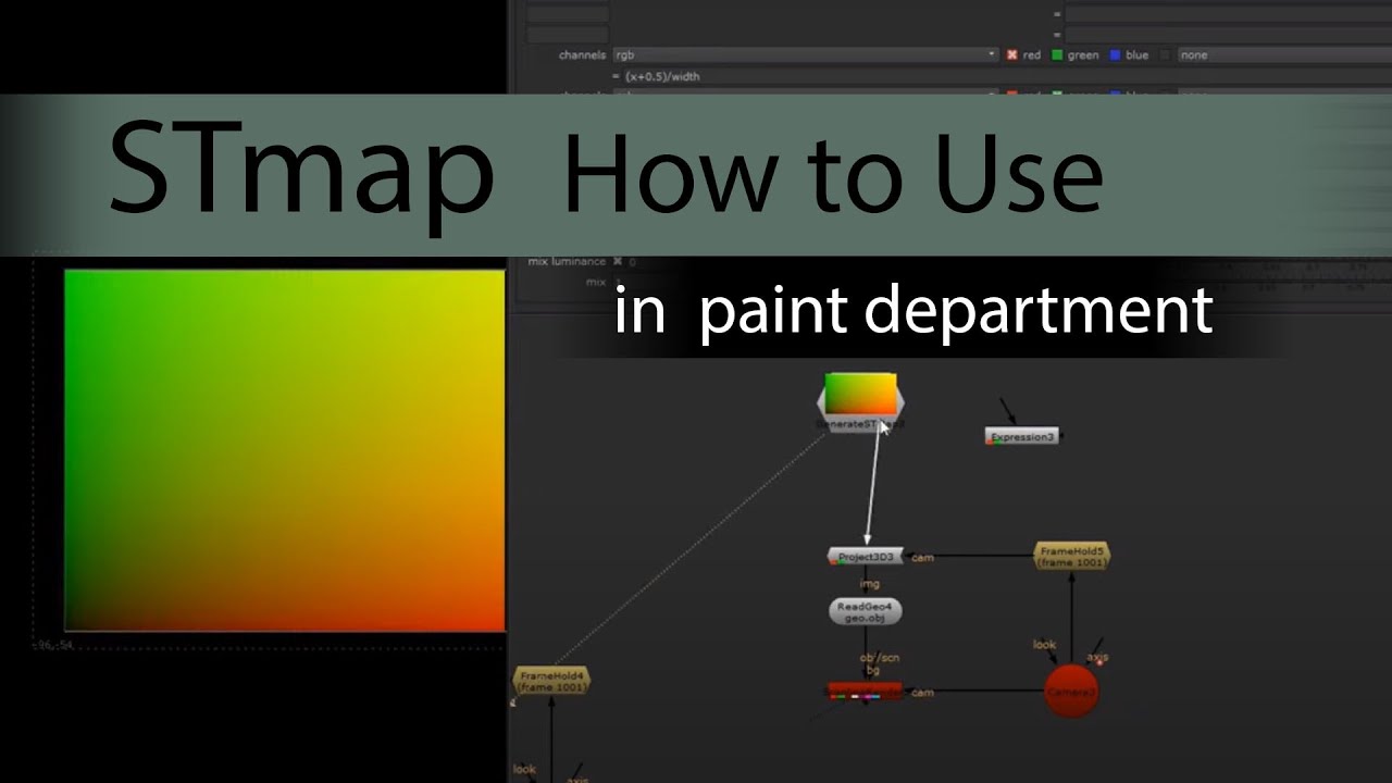 STmap How to Use || in paint department - YouTube
