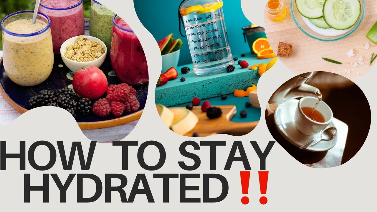 8 Creative Ways To Get Hydrated For Optimal Health‼️ - YouTube