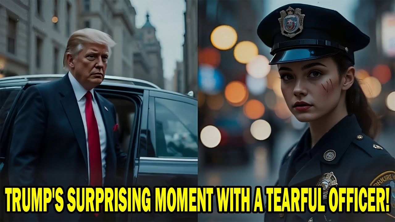 Donald Trump Sees a Police Officer Crying – His Gesture Will Touch Your ...