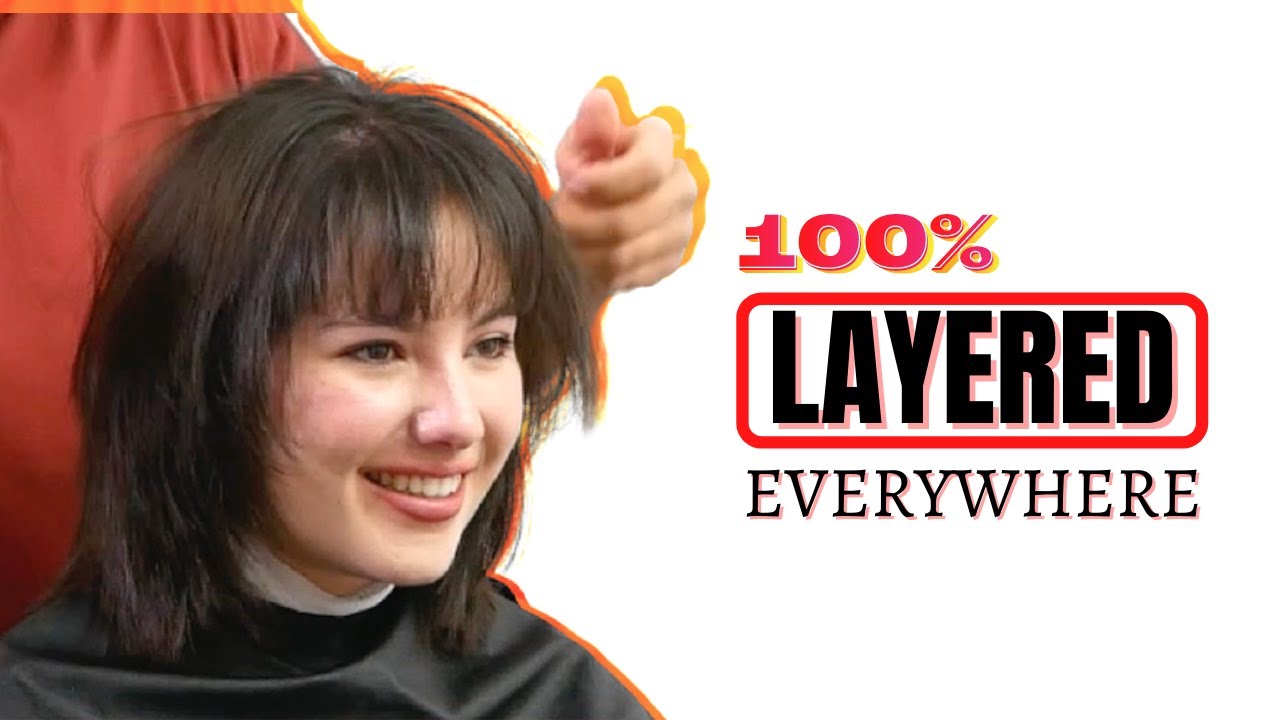 How To Cut Layers Everywhere Step By Step - How To Cut Women's Hair ...