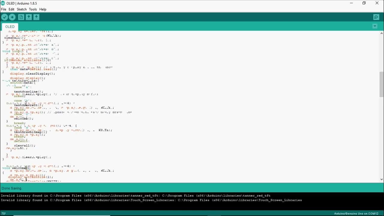 OLED Coding & Output - YouTube