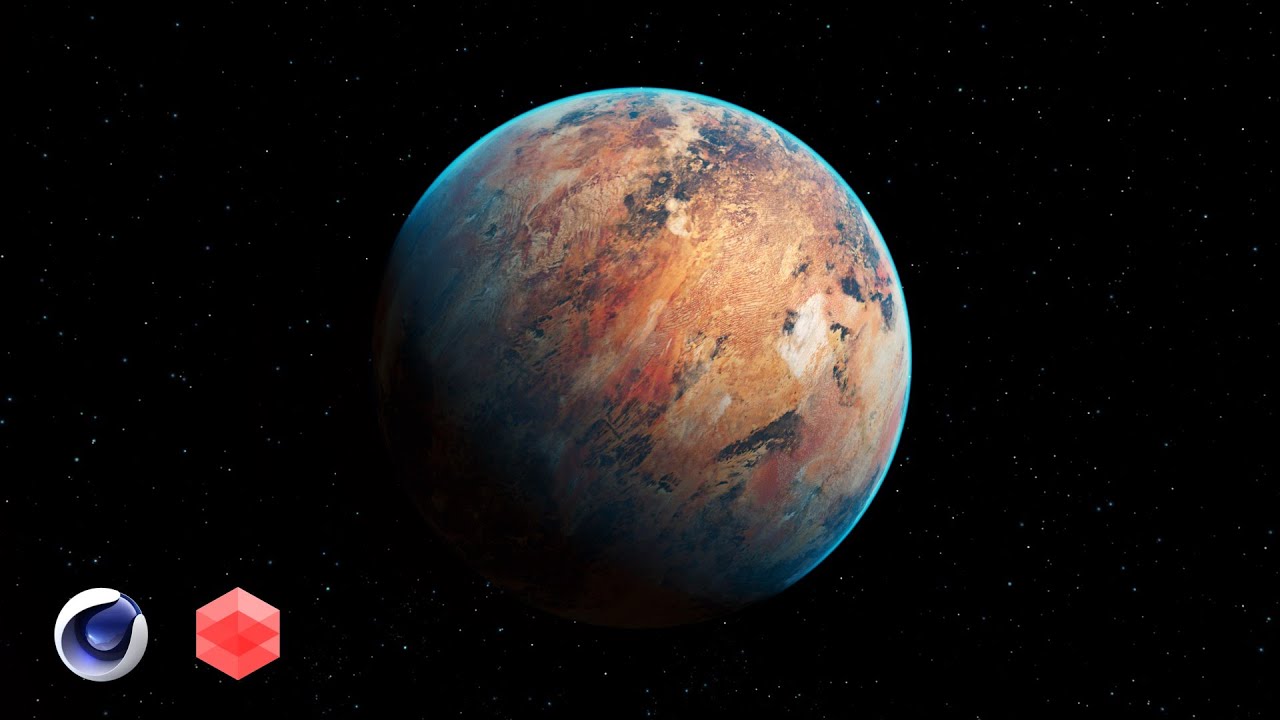 TUTORIAL | Create a Planet Atmosphere in C4D and Redshift - YouTube