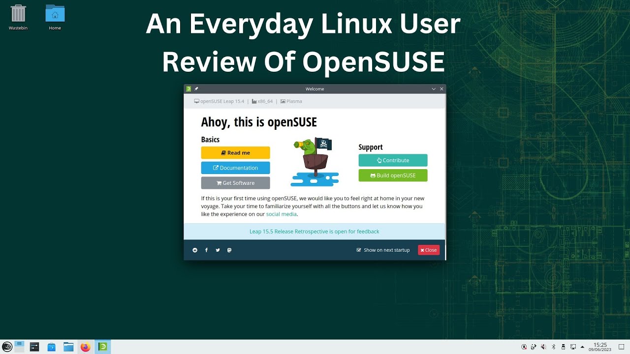 An Everyday Linux User Review Of OpenSUSE - YouTube