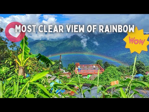 Most clear view of Rainbow 😍🌈 - YouTube