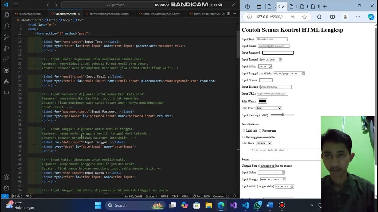 HTML LANJUTAN DAN CSS DASAR - YouTube