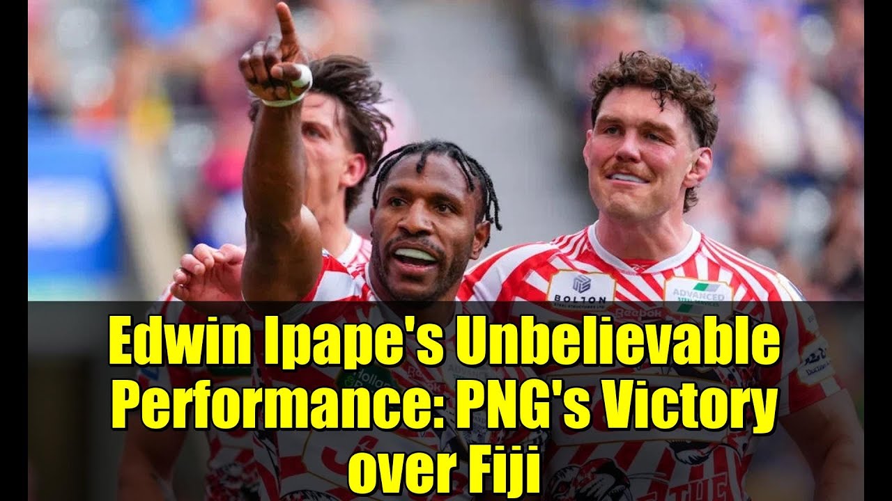 Edwin Ipape's Unbelievable Performance: PNG's Victory over Fiji - YouTube