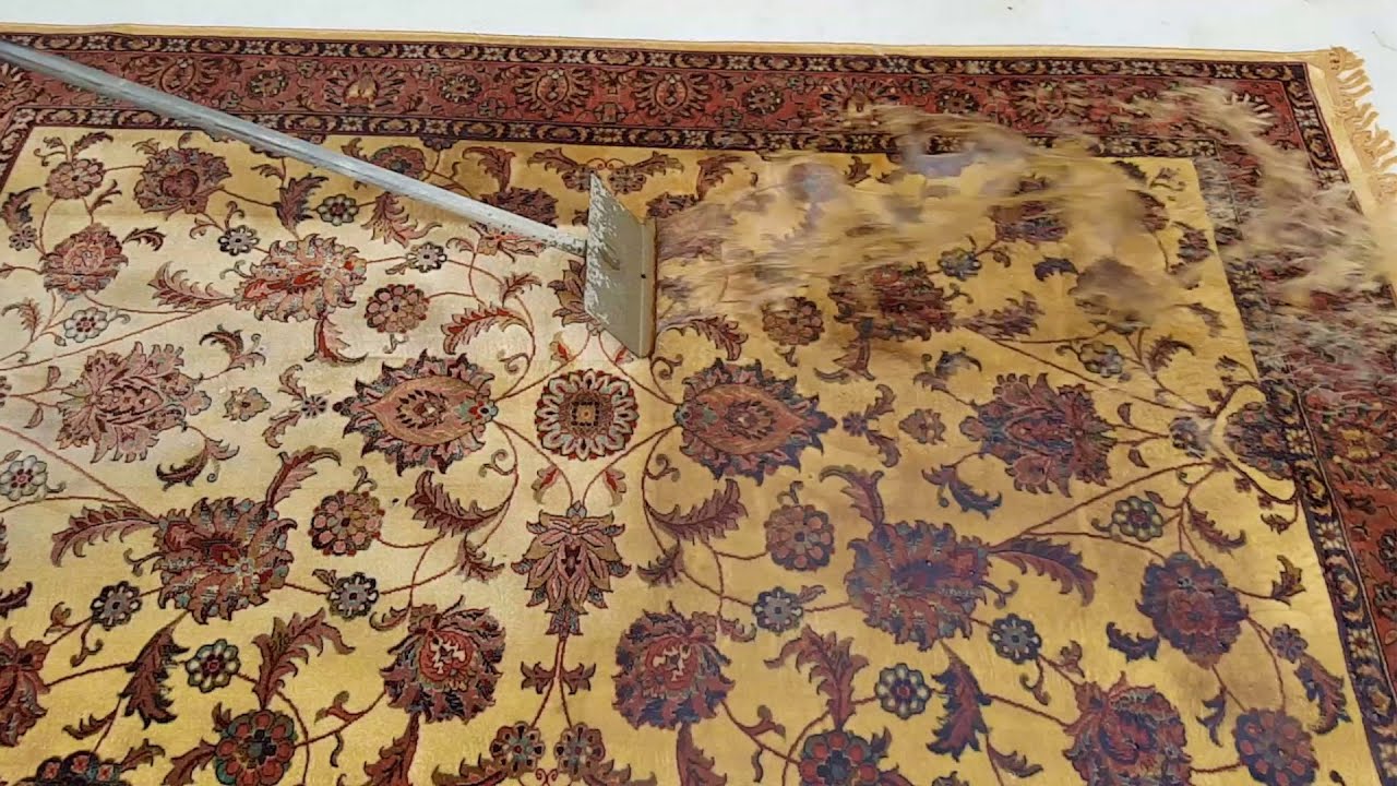 scraping all that dirt of the carpet while washing it, became clean and ...