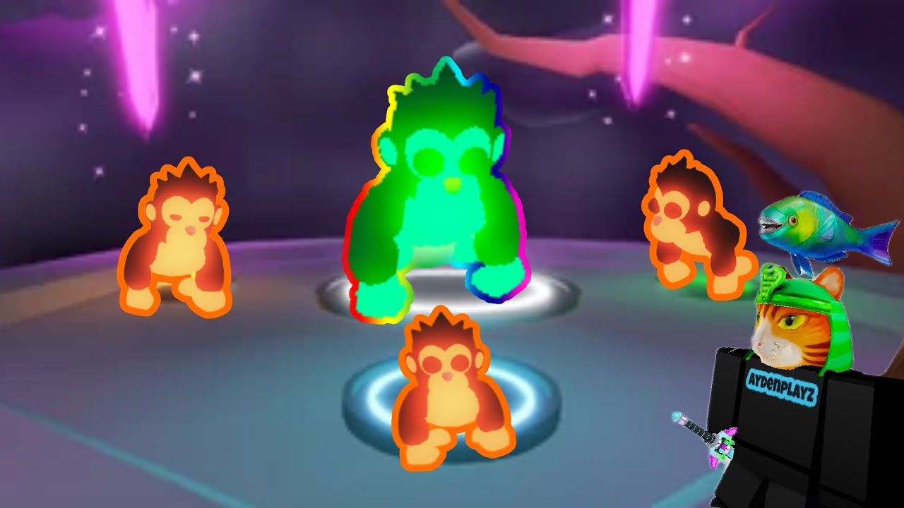 Getting a MEGA NEON GORILLA in Adopt Me l AydenPlayz - YouTube