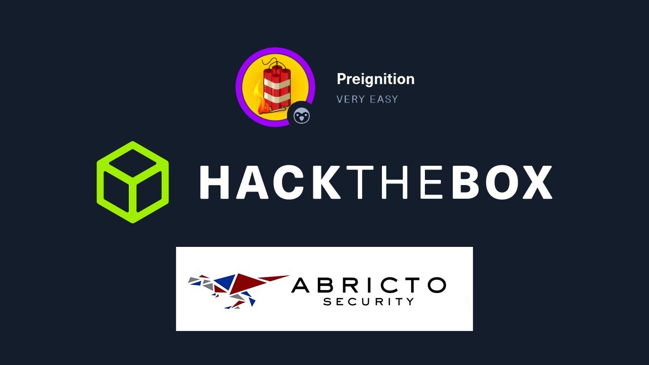 Hack The Box Starting Point – Preignition walk-through - YouTube