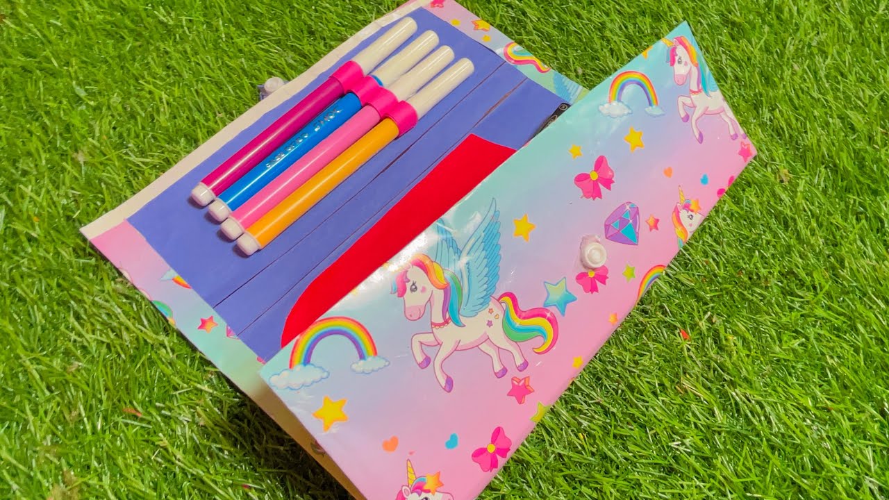 How to make a paper School Bag | DIY origami crafts| DIY BACK TO SCHOOL ...