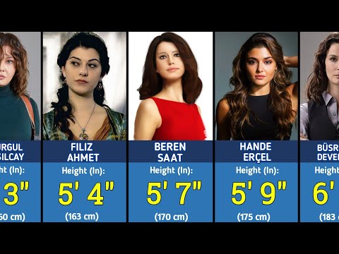 Top 50 Most Popular Turkish Actresses And Their Height 2025!