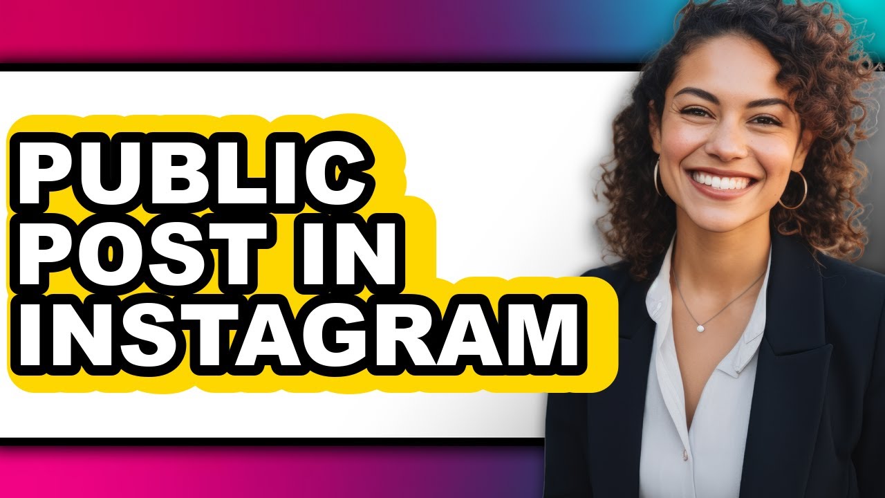 How To Public Post In Instagram (Updated) - YouTube