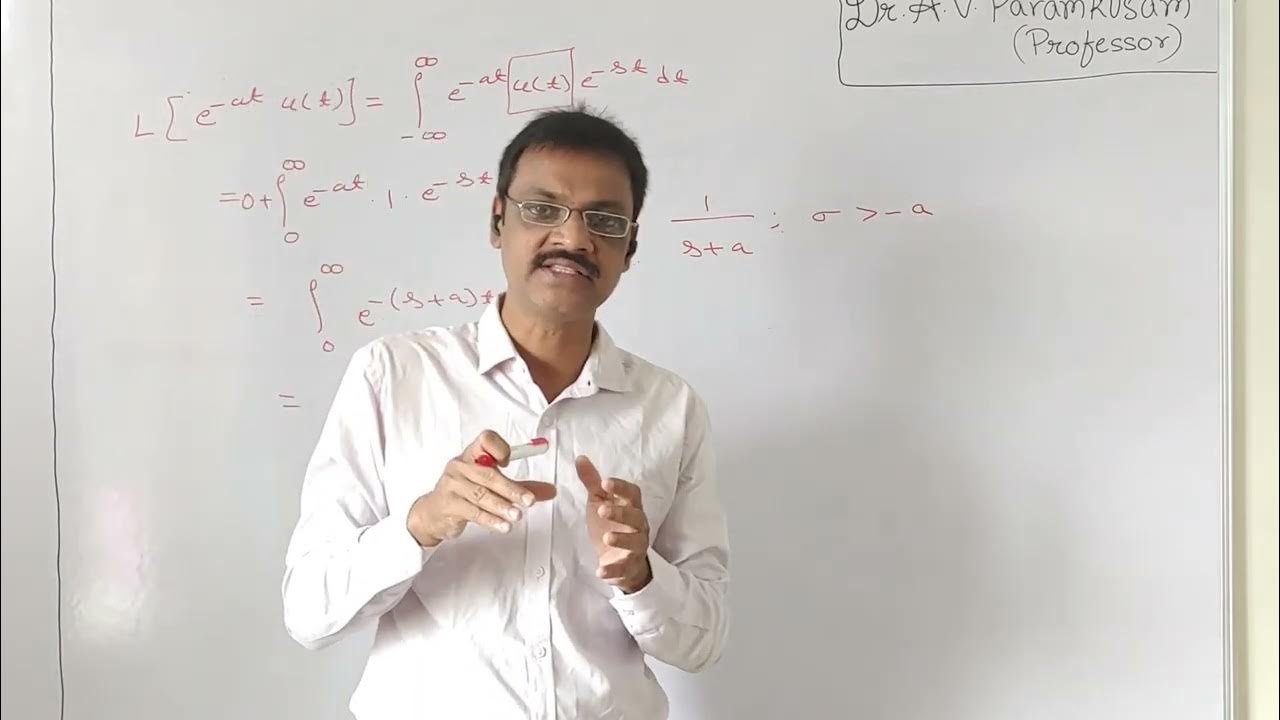 Laplace Transform of Exponential Signal Part 3 - YouTube