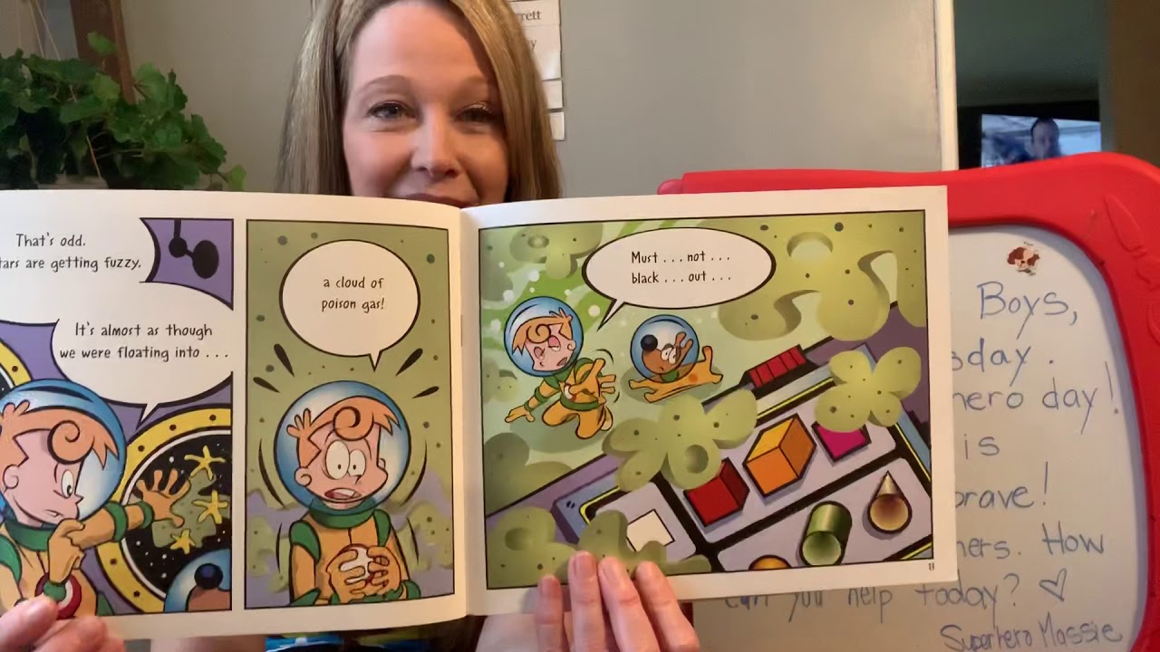 Superhero Read Aloud and 3D Shapes! - YouTube