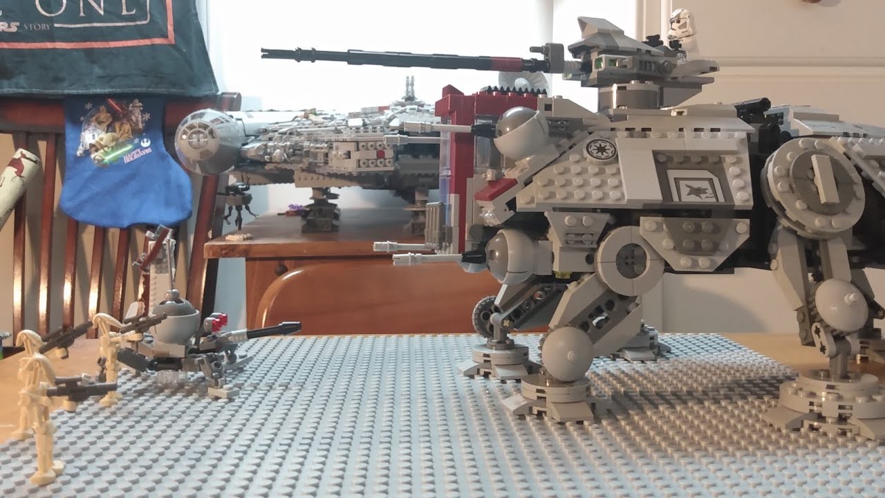 Lego Star wars review of the 2022 AT-TE Walker set 75337 - YouTube
