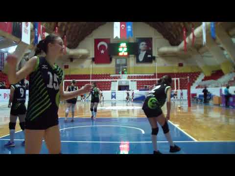 2018 12 09 ÇÜSK  KARE SK KÜÇÜK KIZ VOLEYBOL PLAY OF 2  SET 2 VE 3  SET 1