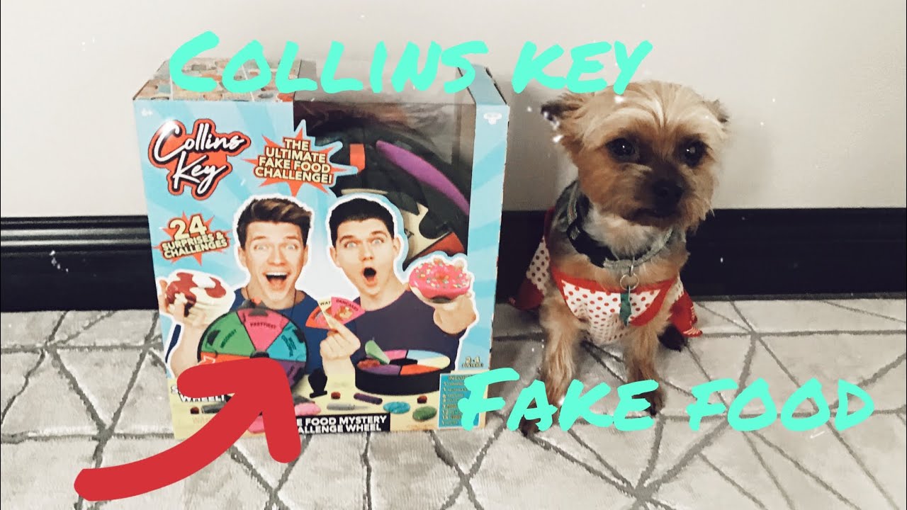 Fake food slime challenge ( Collins key ) - YouTube