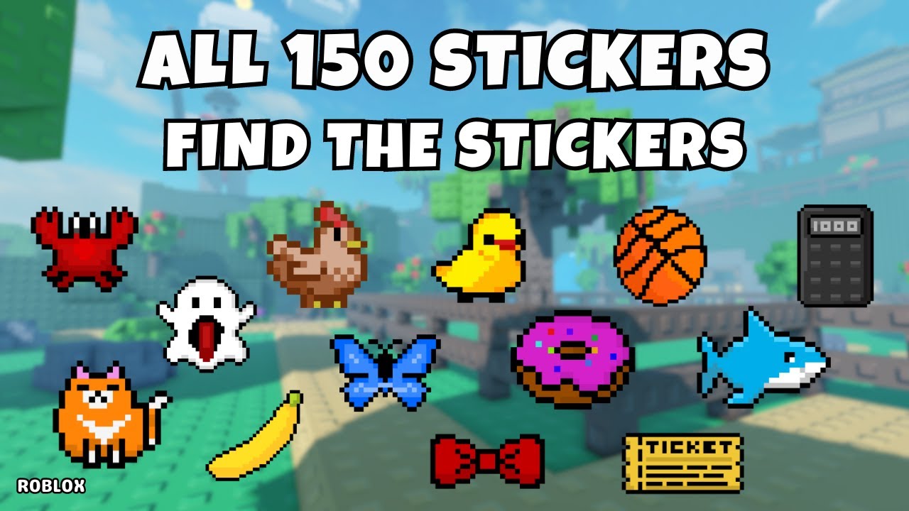 How To Get All 150 Stickers in Find The Stickers (150) | Roblox - YouTube