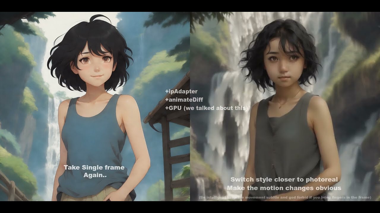 Comfyui with animate diff and ipAdapter - YouTube