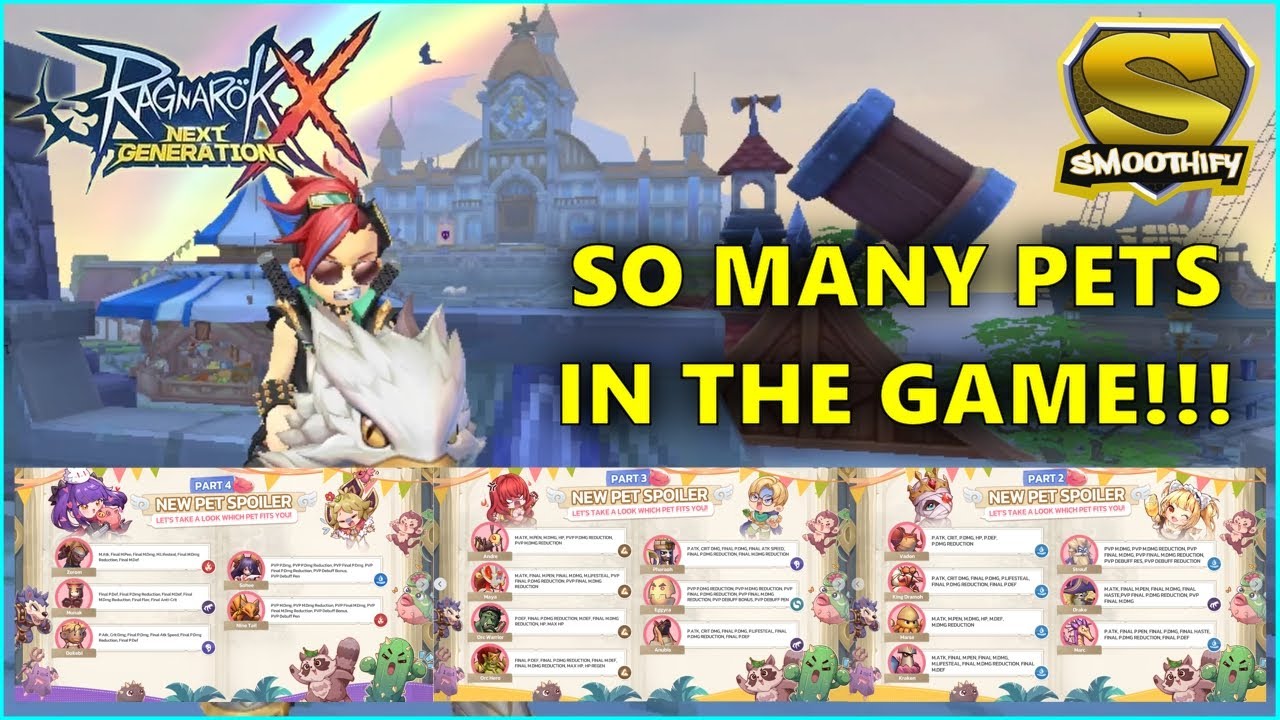 Ragnarok X: Next Generation - So Many New Pets Coming to ROX! [ENG ...