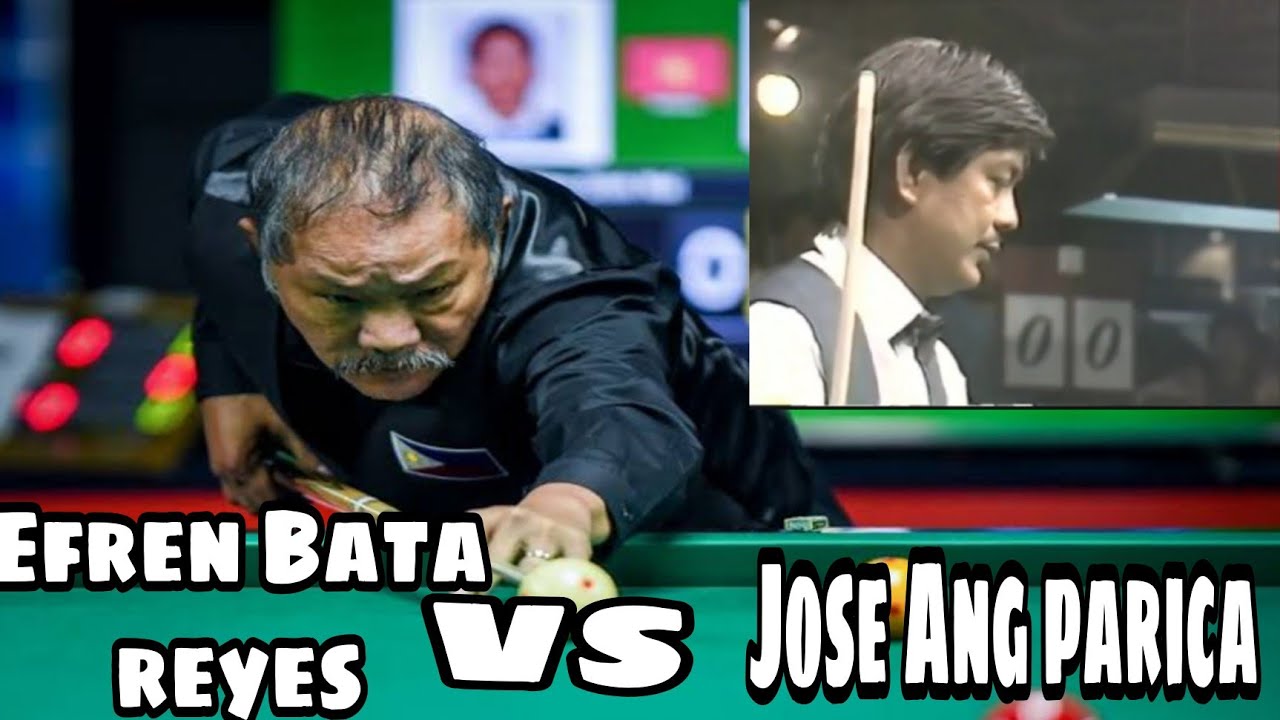 Efren Bata Reyes Vs Jose Amang Parica Full Game trowback - YouTube