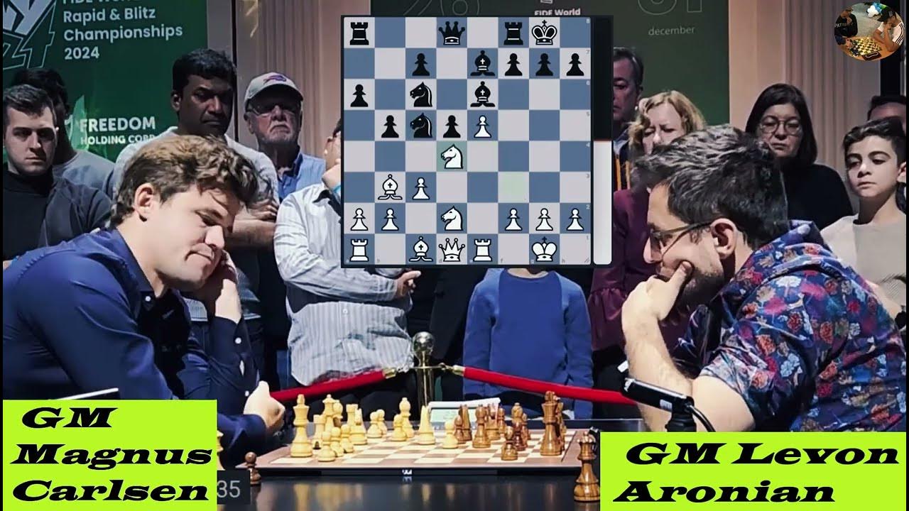 GM Magnus Carlsen vai te deixar de queixo caído. Carlsen vs Aronian | World Blitz 2024 - YouTube