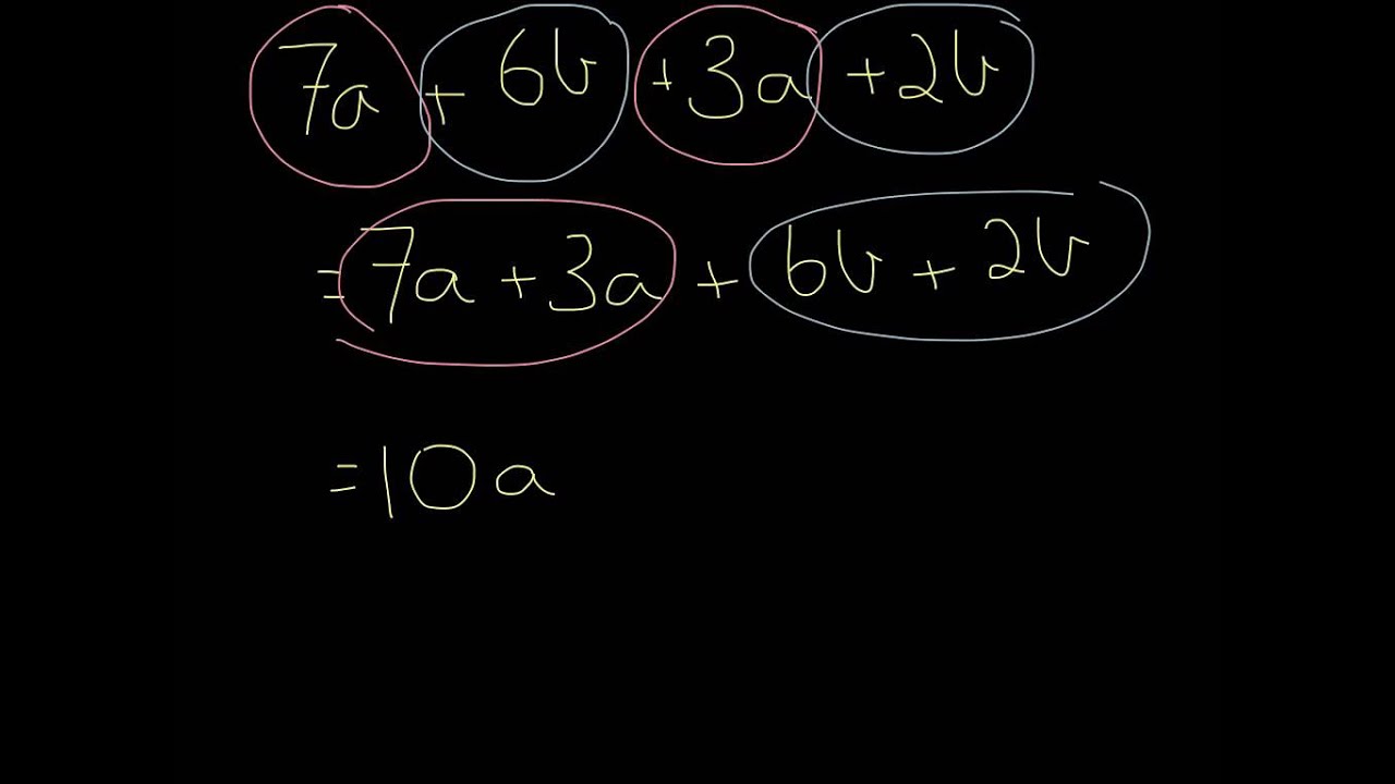 Year 8 math - 8F simplifying expressions - YouTube