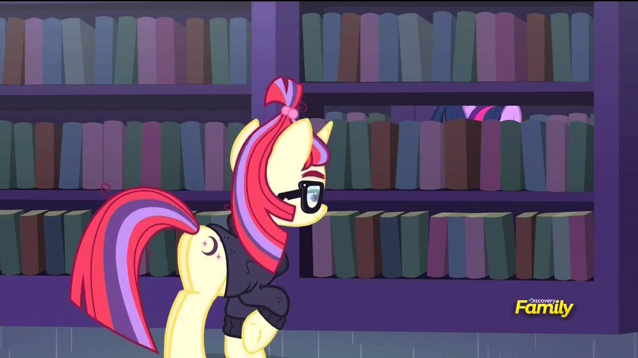 Twilight Sparkle and Moondancer library scene (full scene) - YouTube