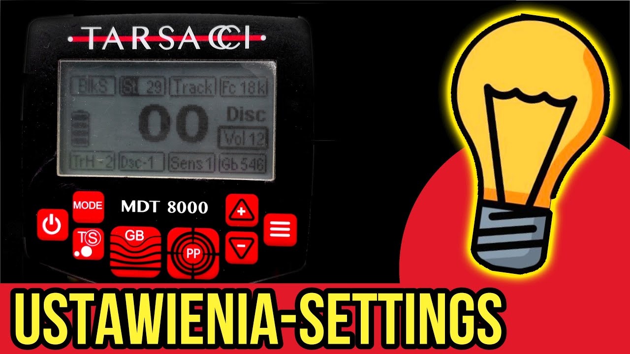 TARSACCI MDT 8000 PRO TIPS - USTAWIENIA - YouTube