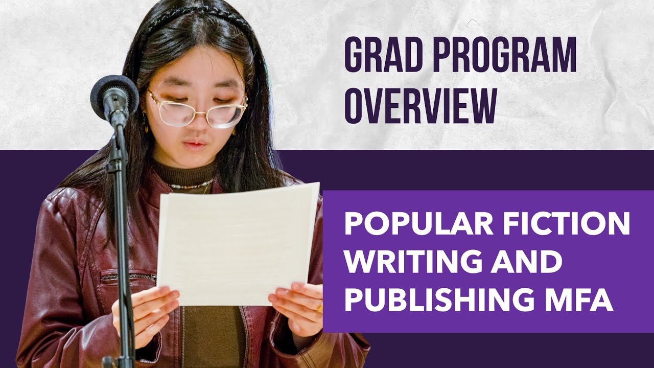 Popular Fiction Writing + Publishing MFA Graduate Program Overview ...