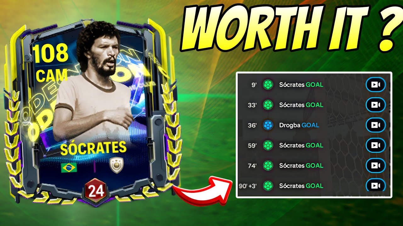 "104 OVR SOCRATES Review! Insane Vision & Passing? 👀 | FC Mobile" # ...