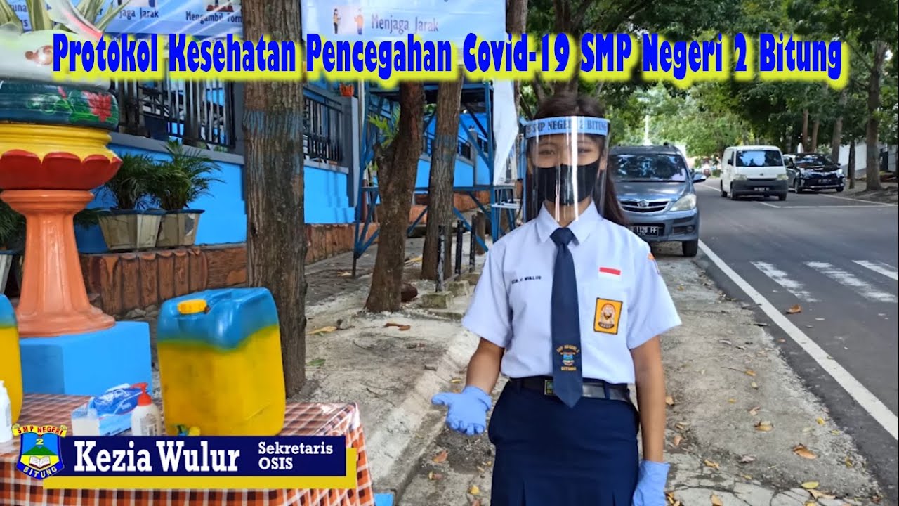 Protokol Pencegahan Covid-19 SMP Negeri 2 Bitung - YouTube