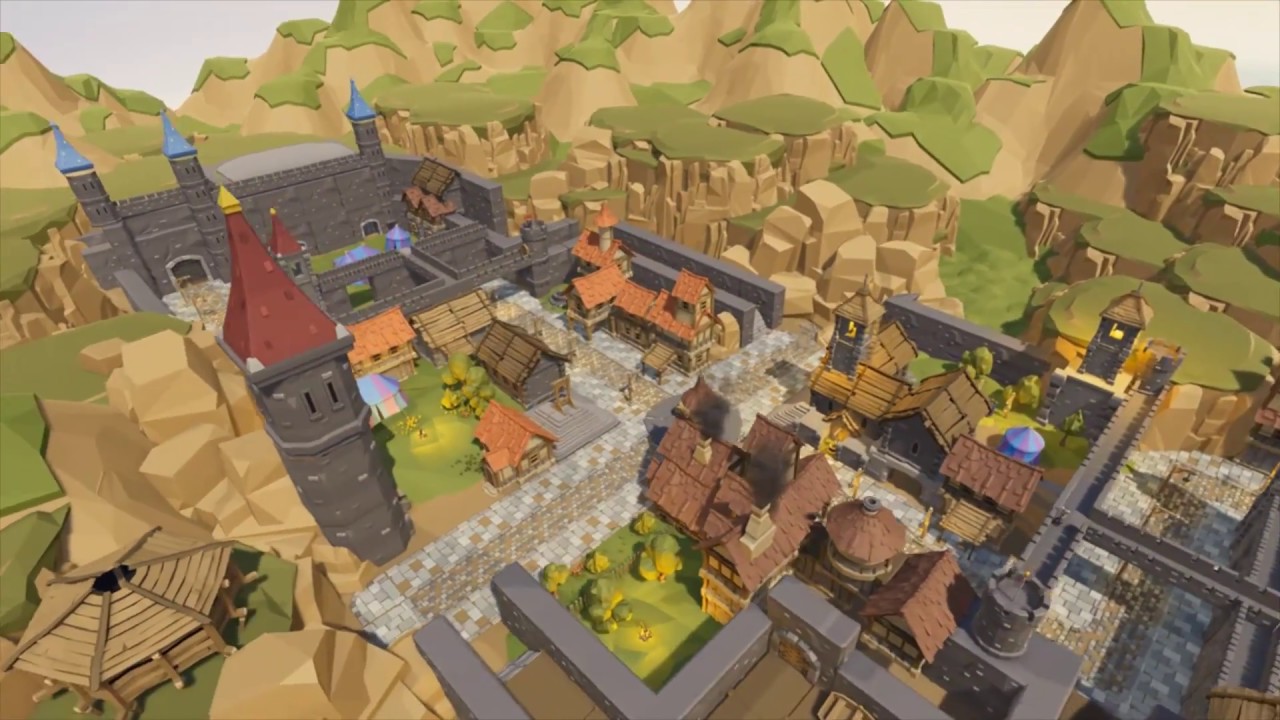 Speed Design Medieval City - YouTube