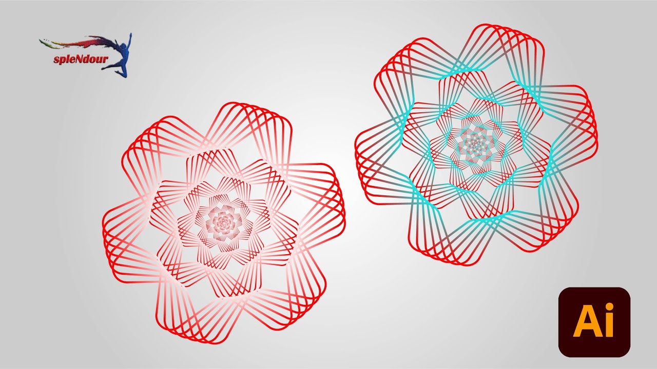 How to Create Floral Designs with the Star Tool and Transform Effect ...
