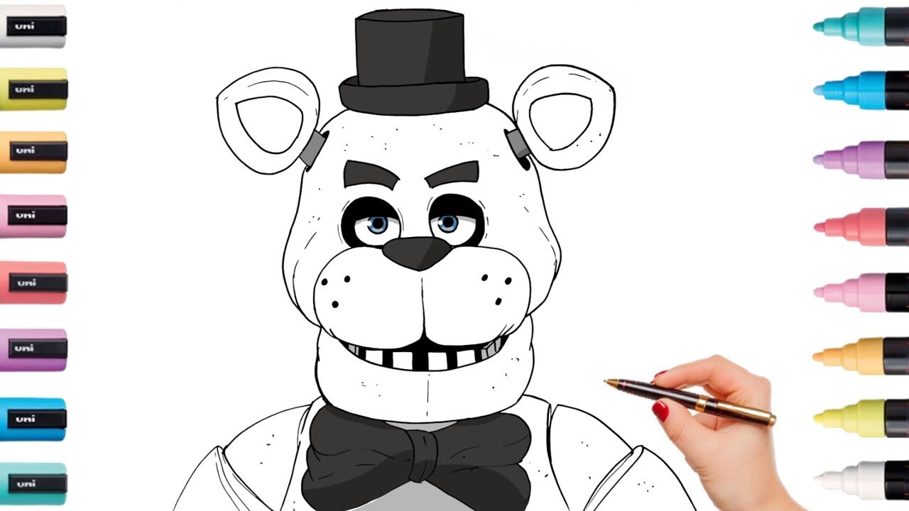 How To Draw Freddy Fazbear FNAF - YouTube