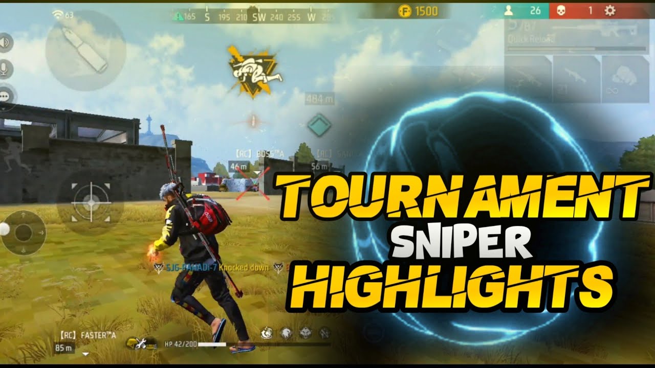 DOUBLE SNIPER GAMEPLAY || TOURNAMENT HIGHLIGHTS || GARENA FREE FIRE ...