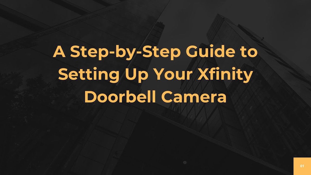 A Step-by-Step Guide to Setting Up Your Xfinity Doorbell Camera - YouTube