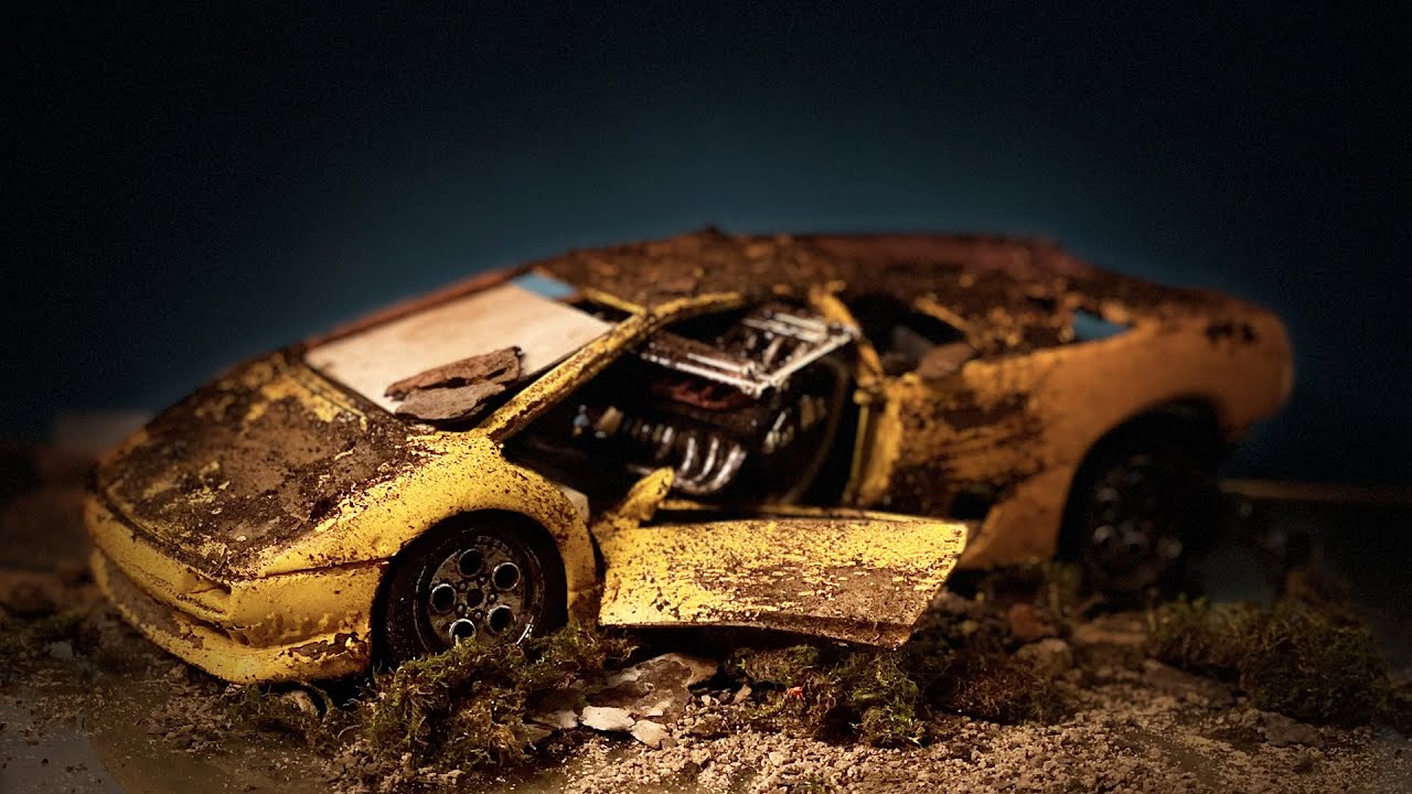 Lamborghini Diablo 1994 Restoration Abandoned Model - YouTube