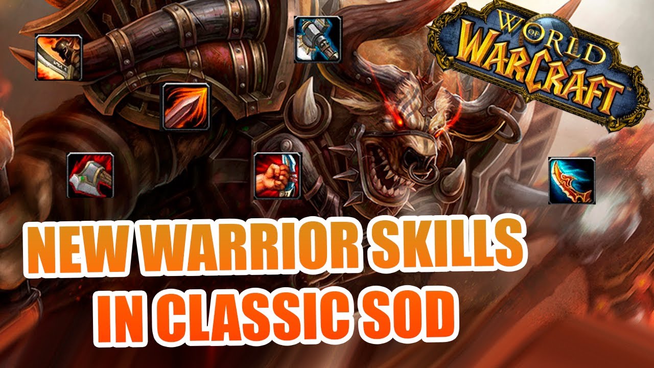 All NEW WARRIOR SKILLS (Runes) For Season Of Discovery In Classic WoW ...