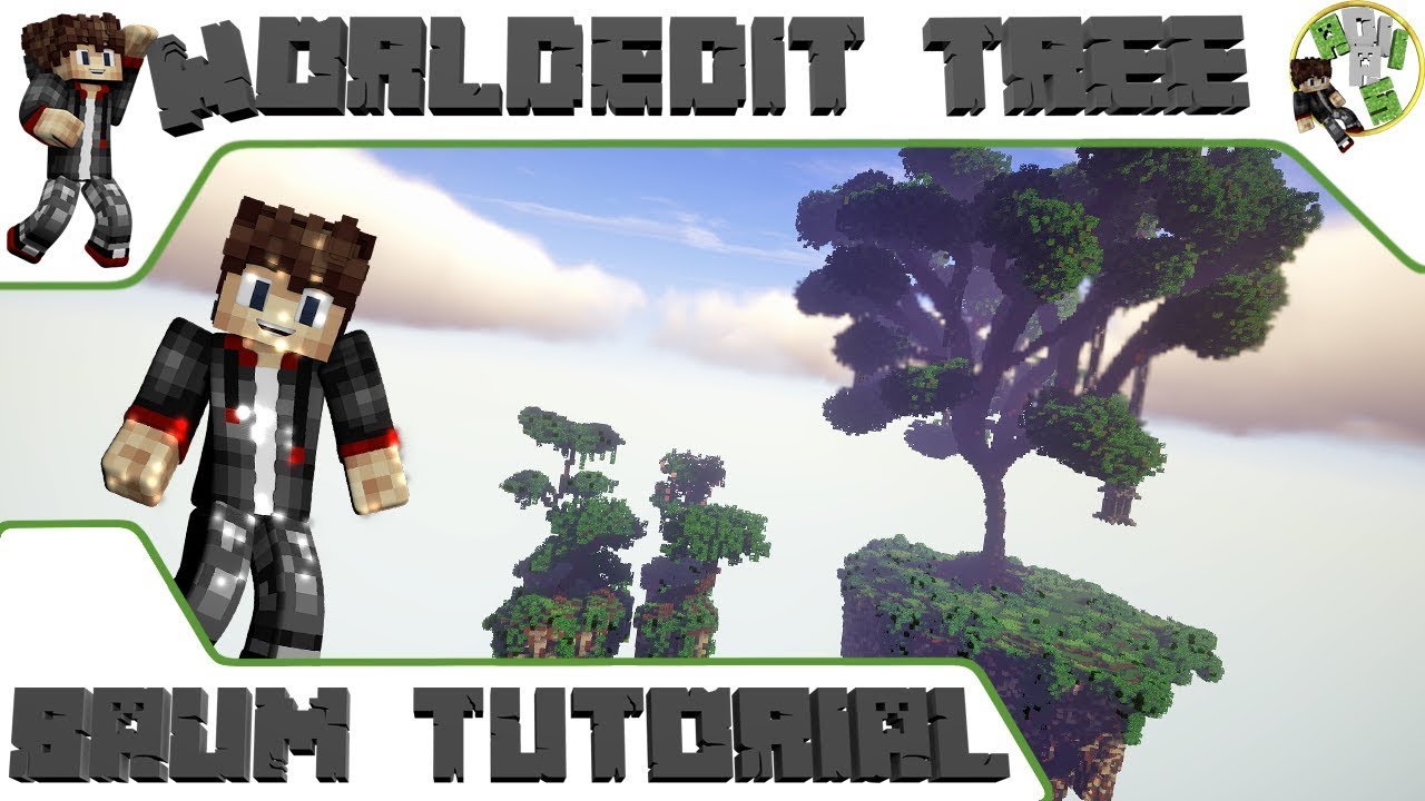 WorldEdit Tree / Baum in Minecraft Bauen. Schön und einfach ein Baum ...