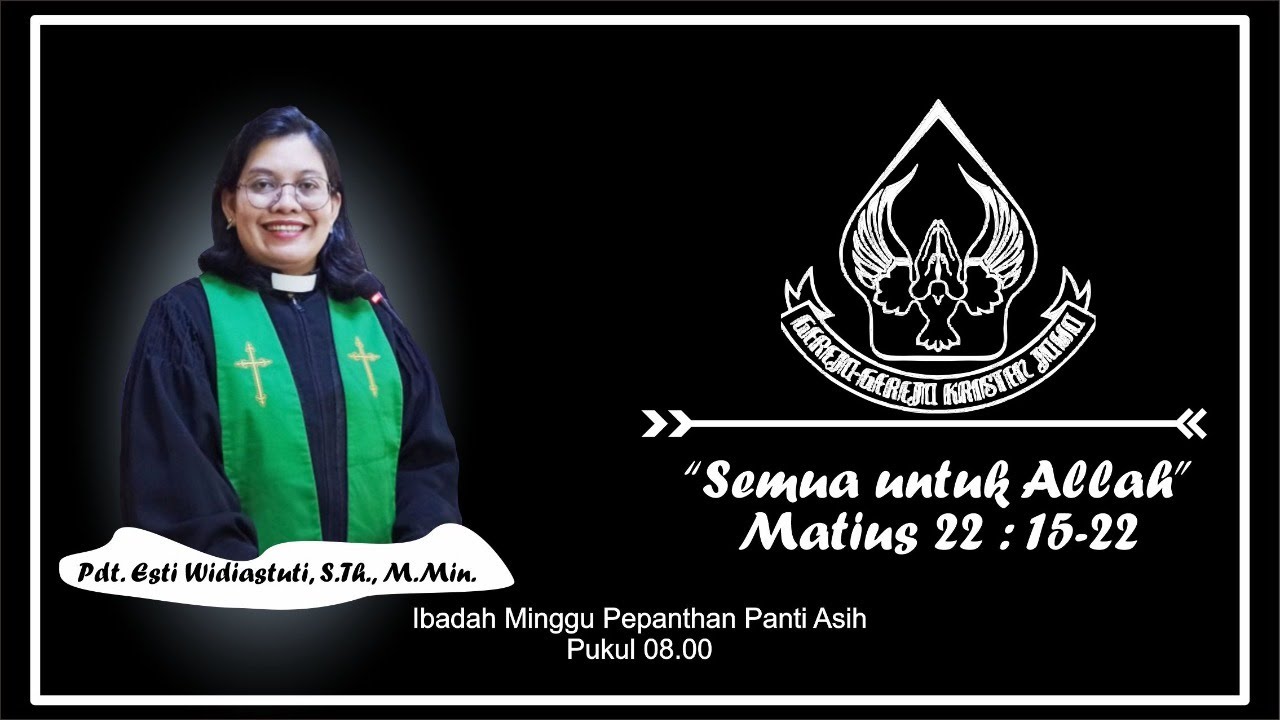 Live Stream Ibadah Minggu Gkj Pakem 18 Oktober 2020 Youtube