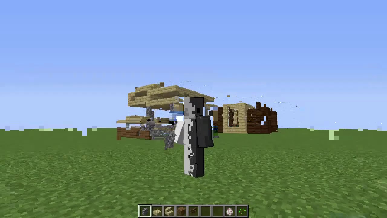 MINECRAFT COW SHED AND SMALL FARM - YouTube
