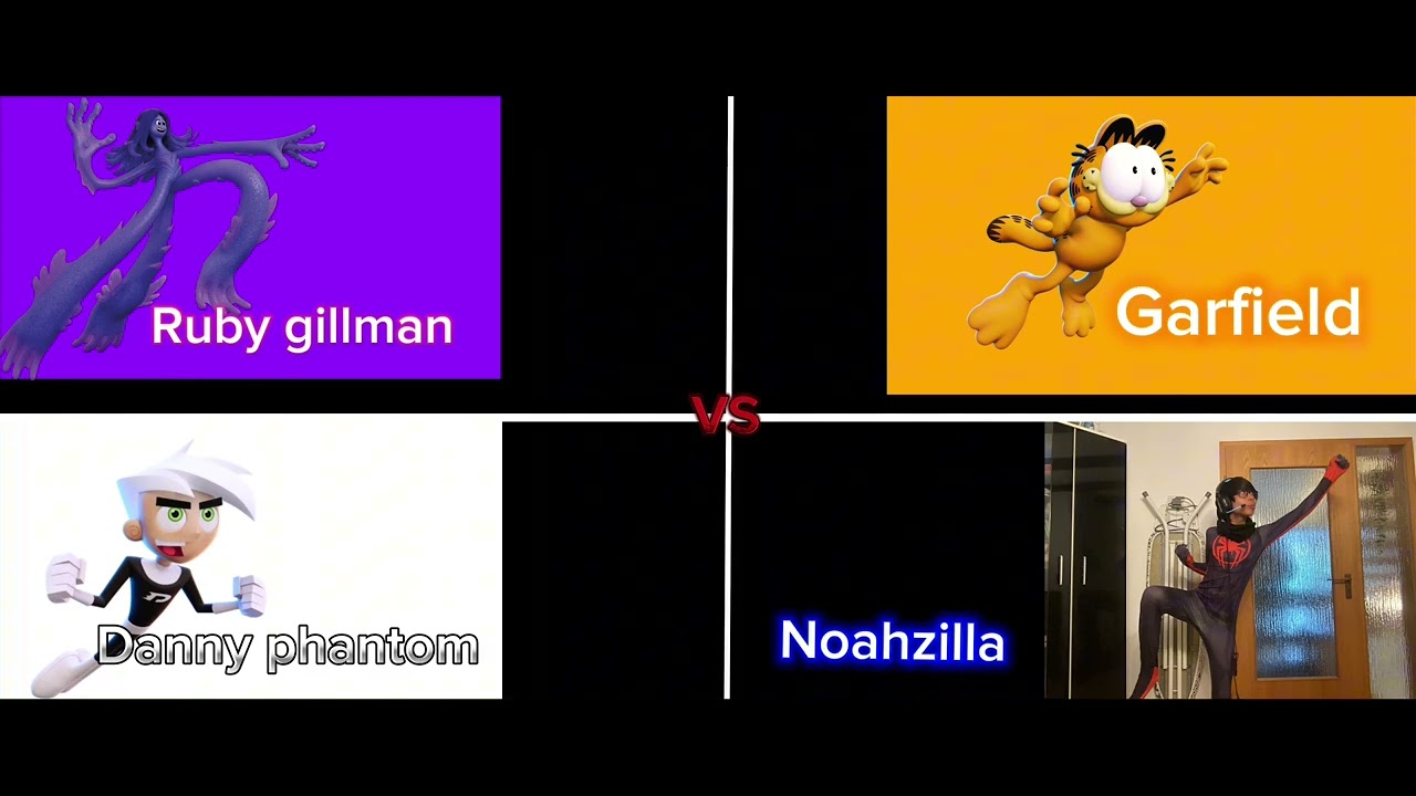 Noah and ruby vs Garfield and Danny - YouTube