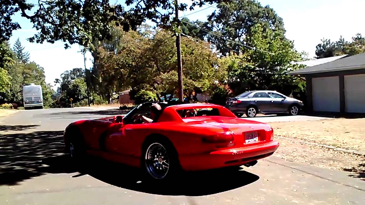 Dodge Viper Burnout! - YouTube