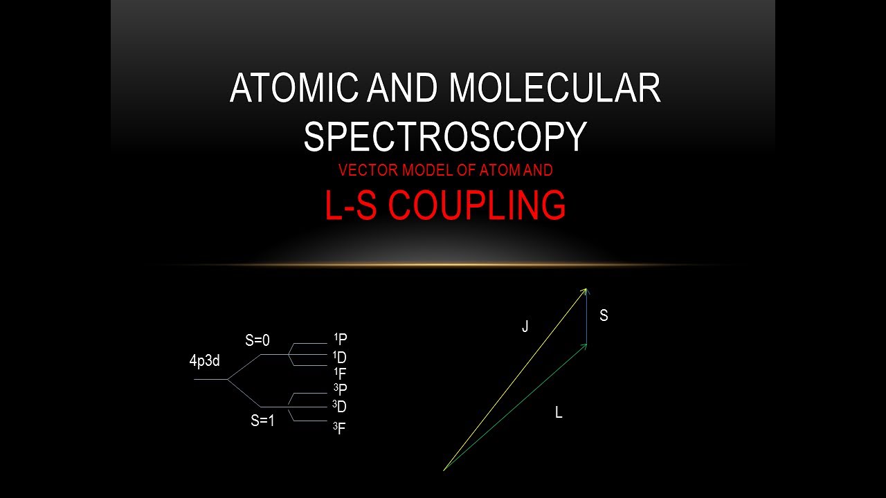 Atomic and molecular spectroscopy LS coupling - YouTube