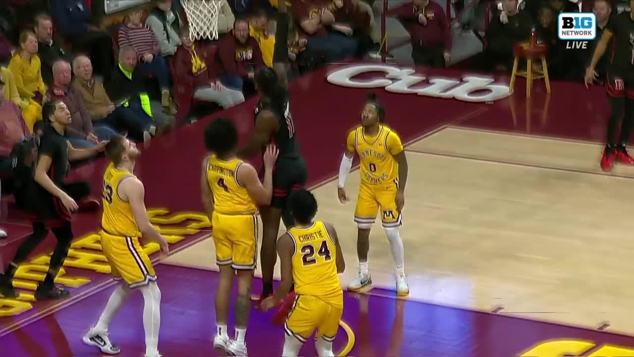 Derek Simpson Highlights vs. Minnesota | Rutgers Basketball | 02/18 ...