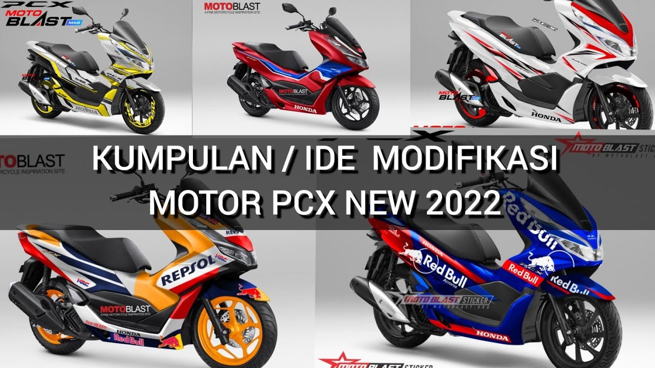 KUMPULAN MODIFIKASI HONDA PCX 160 NEW 2022 - YouTube